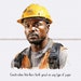 African American Clipart of Rugged Black Construction Workers. Black ...