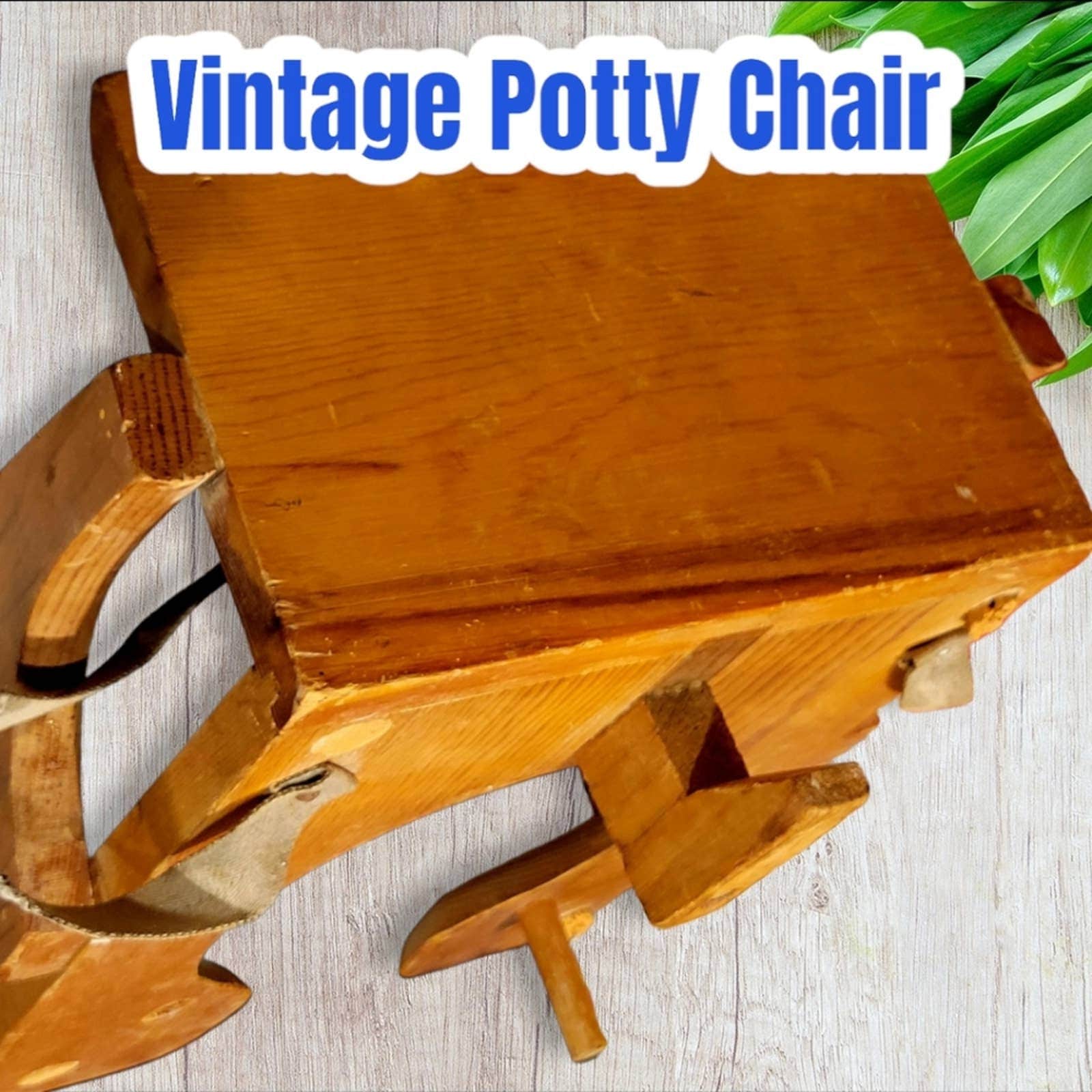 Vintage Antique Potty Seat/potty Chair - Unique! - Etsy
