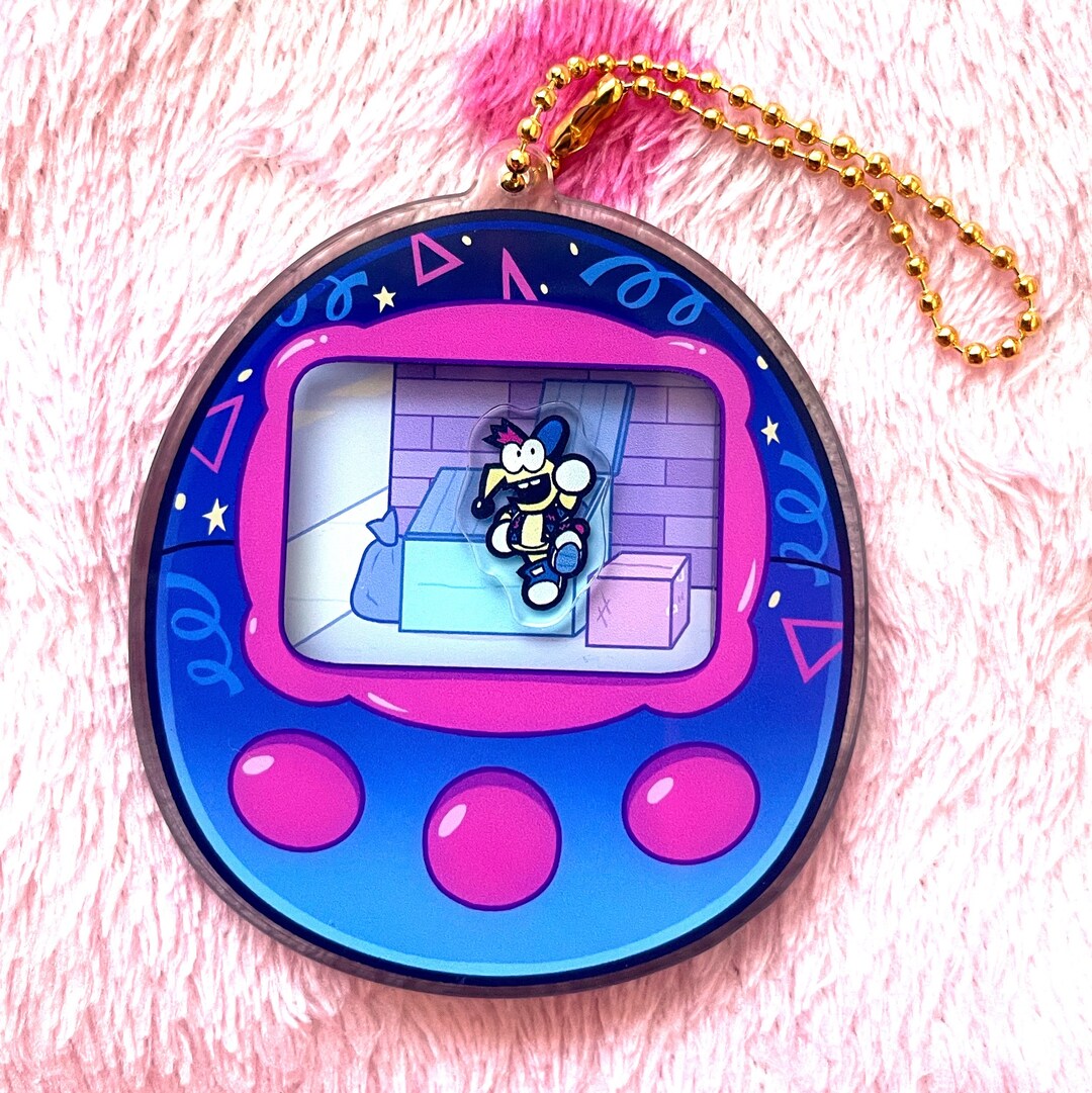 Smiling Friends Gwimbly Tamagotchi Shaker Charm - Etsy