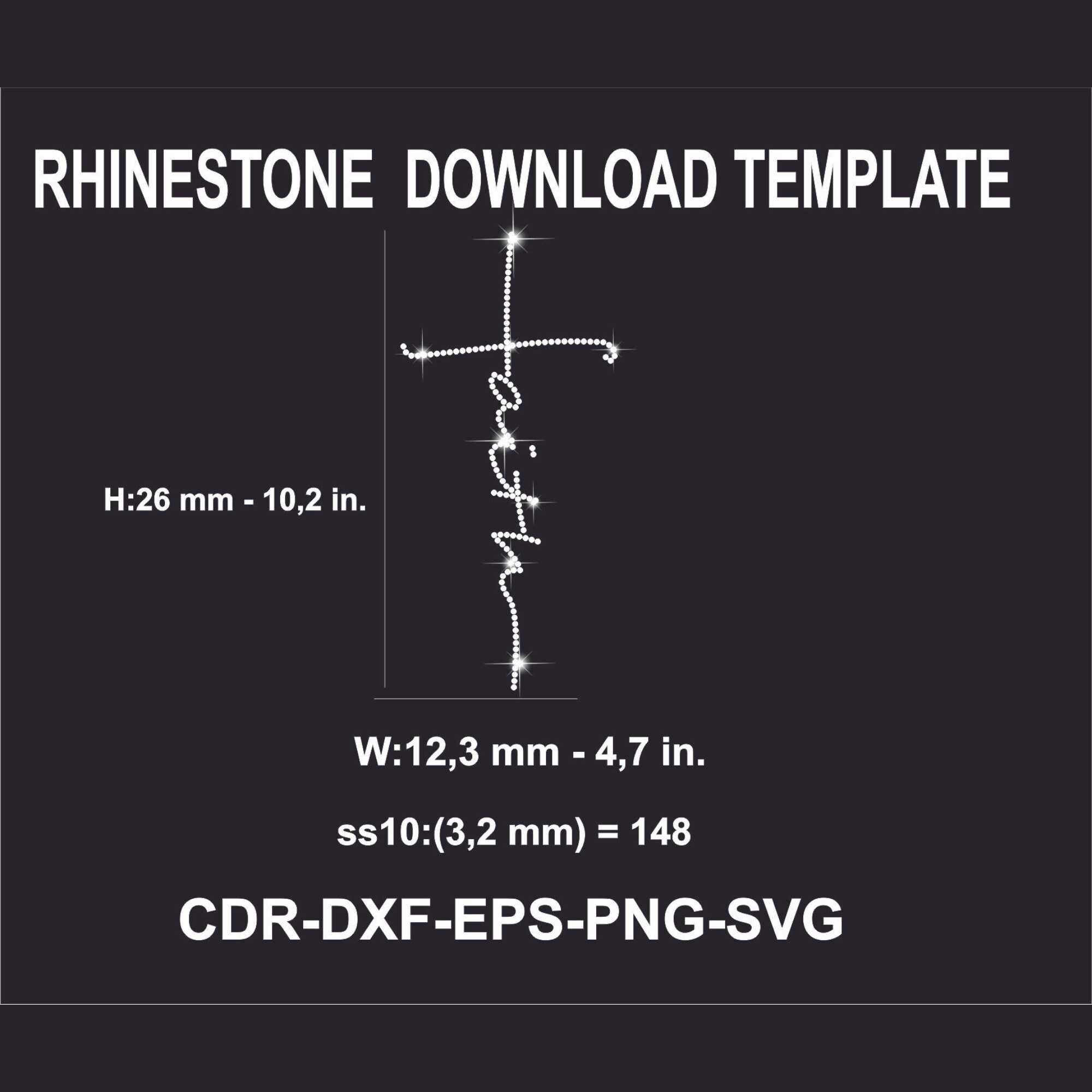 Faith Rhinestone Pattern, SVG Pattern, Faith Design, Faith Rhinestone ...