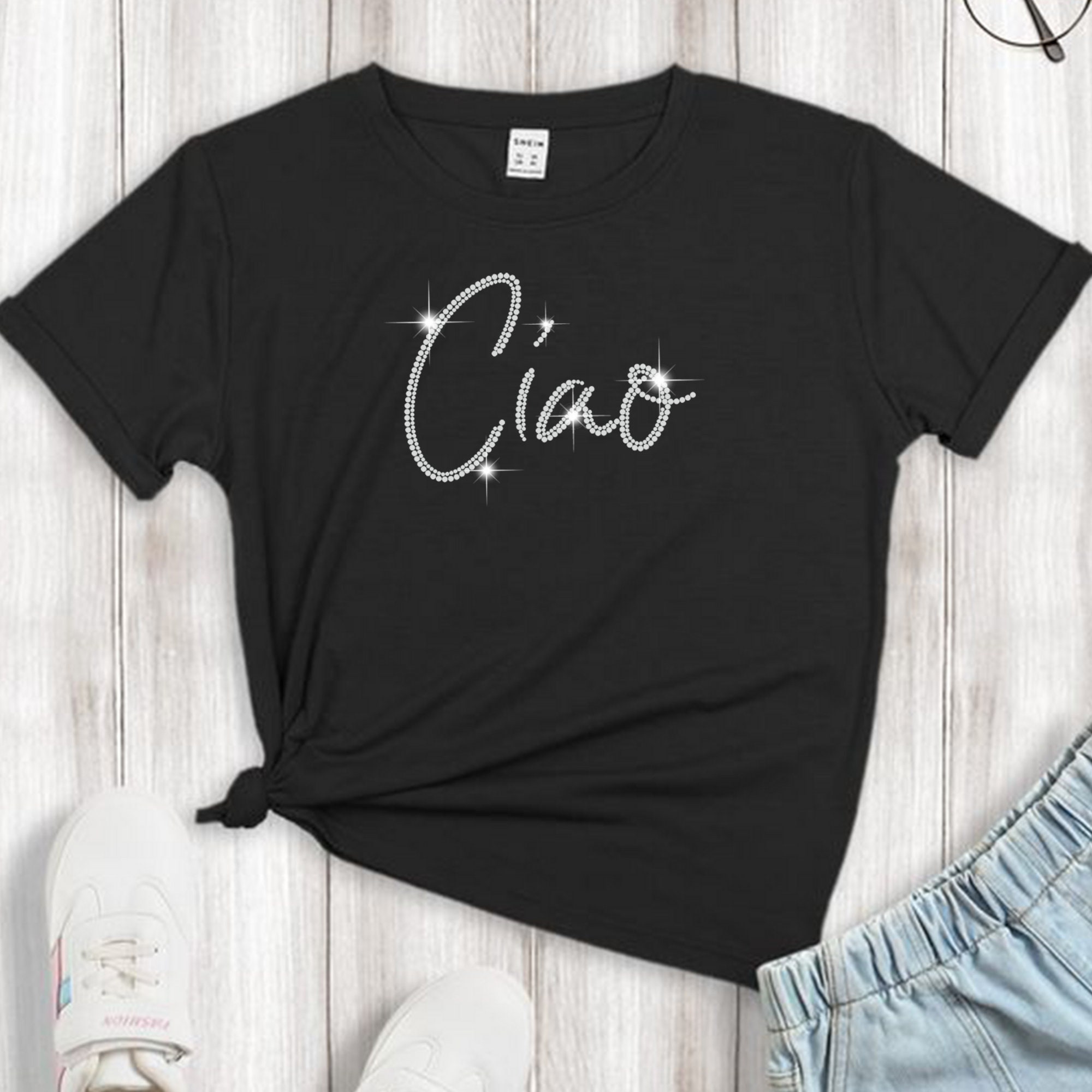 Ciao Word Rhinestone Pattern, SVG Pattern, Ciao Word Design, Ciao Word ...