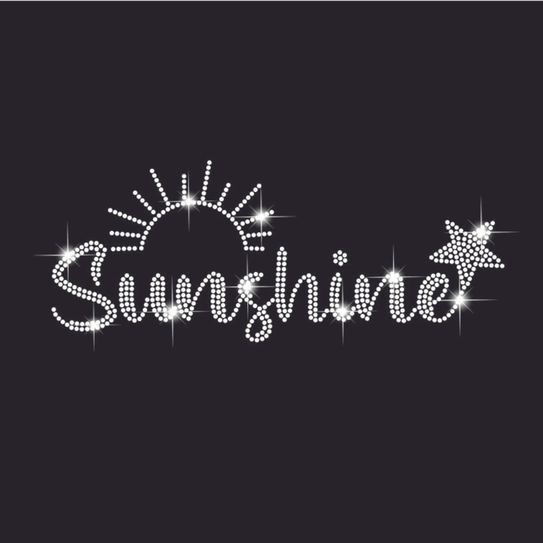 Sunshine Rhinestone Pattern, SVG Pattern, Sunshine Design, Sunshine ...
