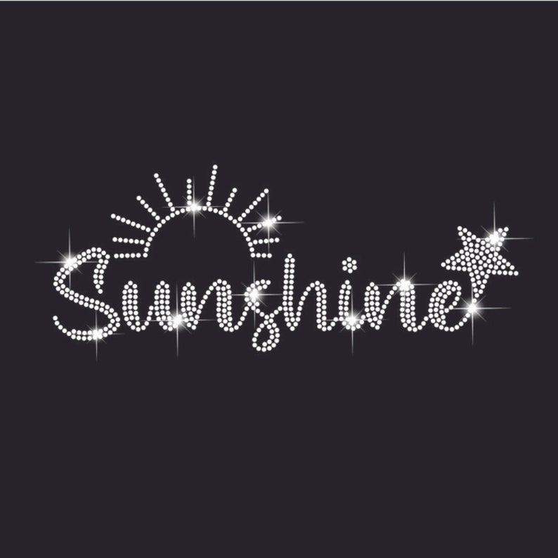 Sunshine Rhinestone Pattern, SVG Pattern, Sunshine Design, Sunshine ...