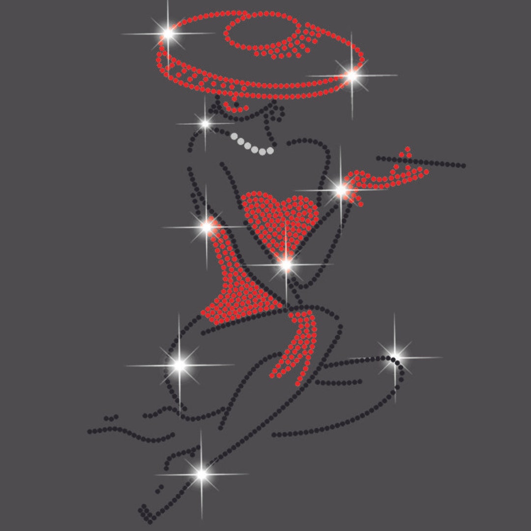 Smoking Woman Rhinestone Pattern, SVG Pattern, Smoking Woman Design ...