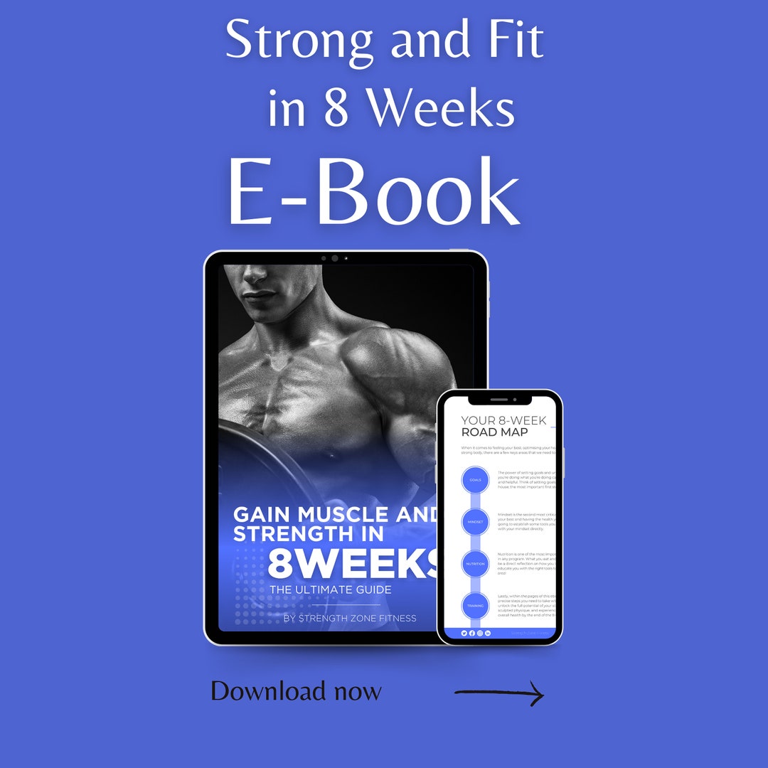 8 Week Muscle and Strength Plan for Men, Health Coaching Resources ...
