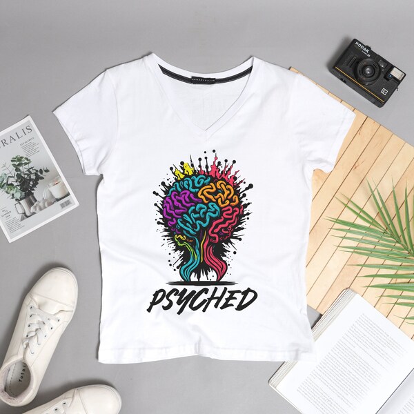 Brain Color Splash - Etsy