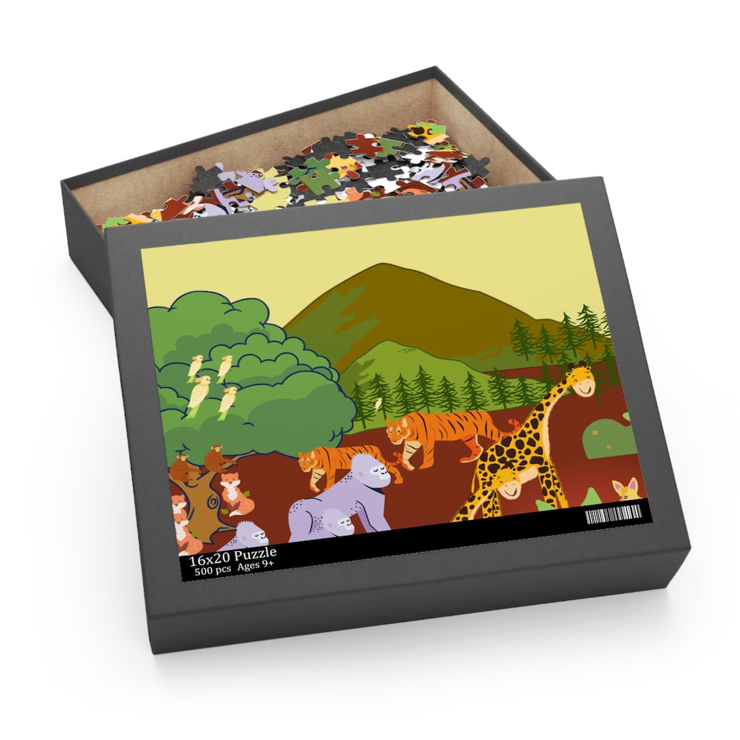Safari Animals Puzzle 120 500-piece - Etsy
