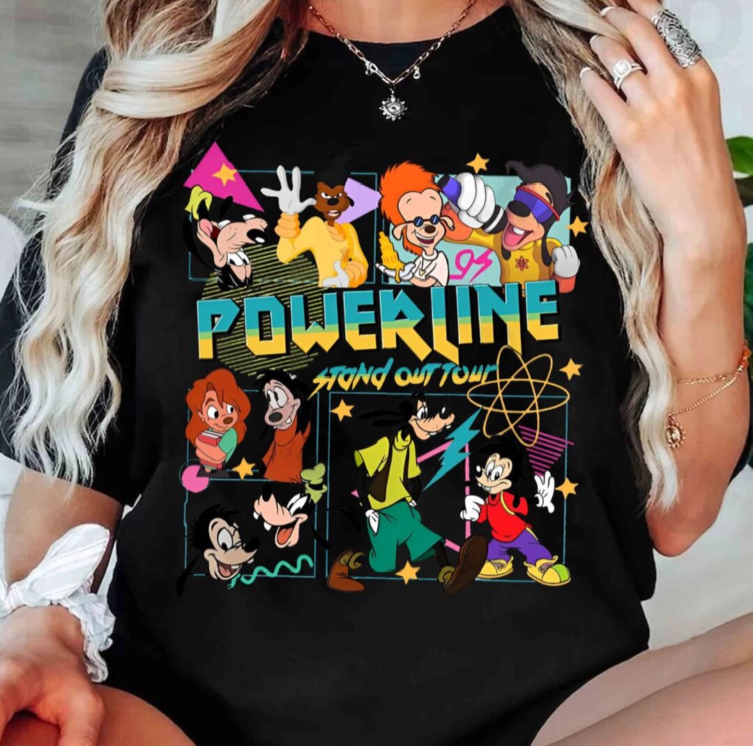 Retro Disney Goofy Movie Powerline Shirt A Goofy Movie - Etsy