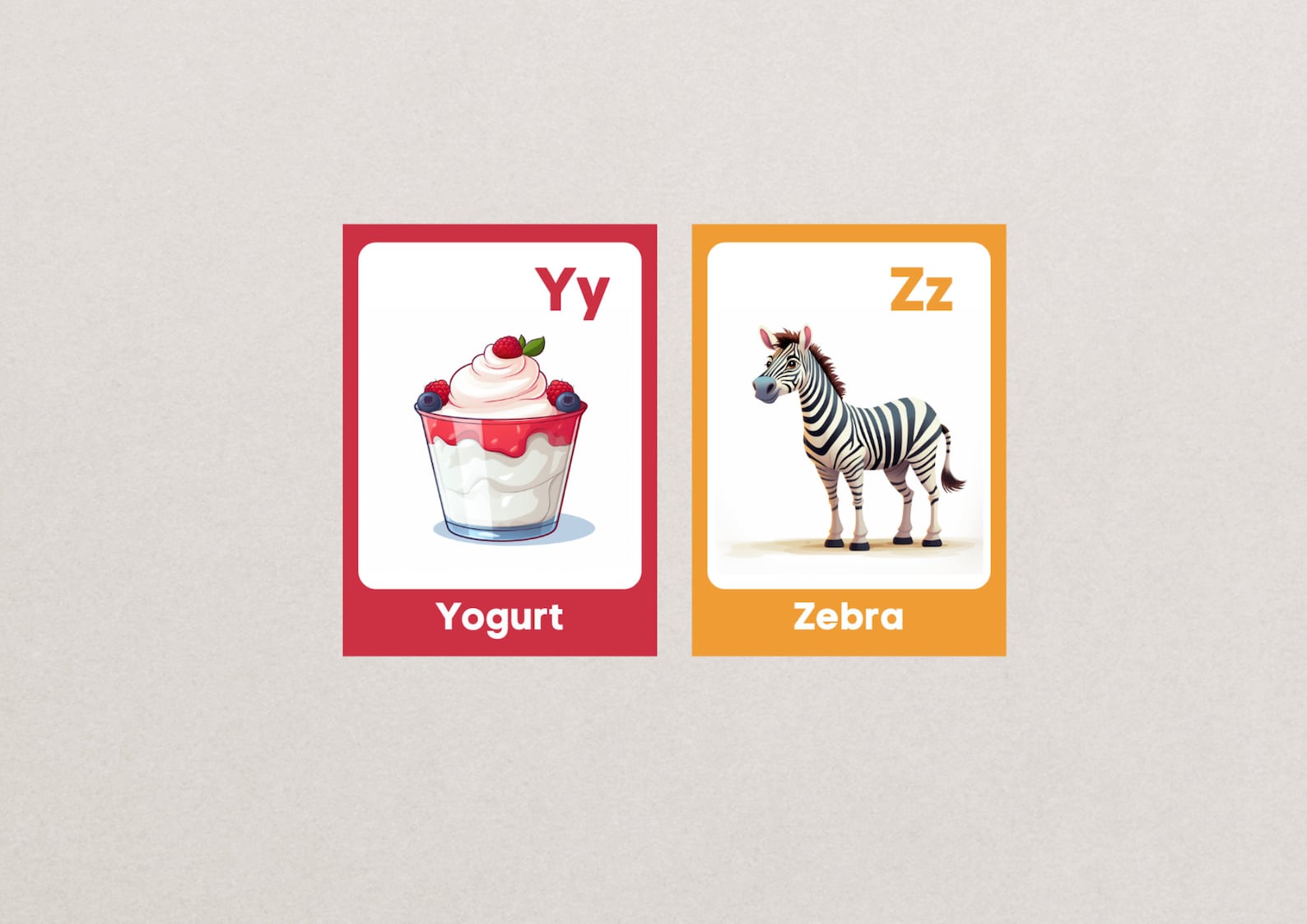 ABC Flash Cards, A-Z Cards, Educational Cards, Learn Abcs, Alphabet ...