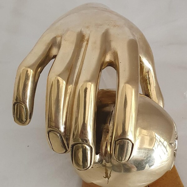 Brass Hand - Etsy