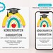 Kindergarten Graduation Invitation Editable Template, Kindergarten ...