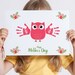 Mother's Day Printable , Owl Handprint Art, Mothers Day Handprint Art ...