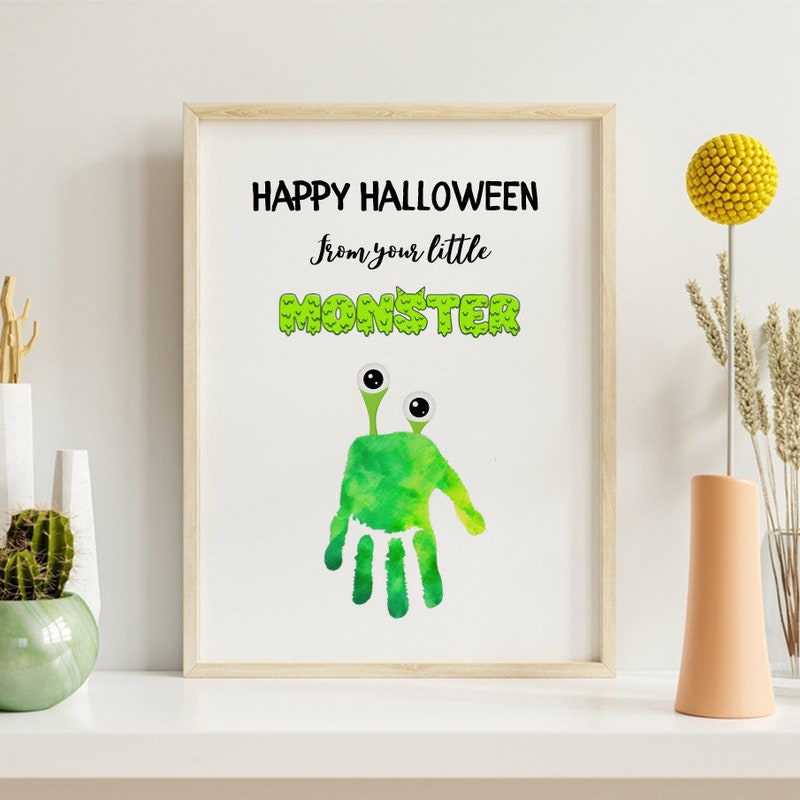 Monster Handprint - Etsy