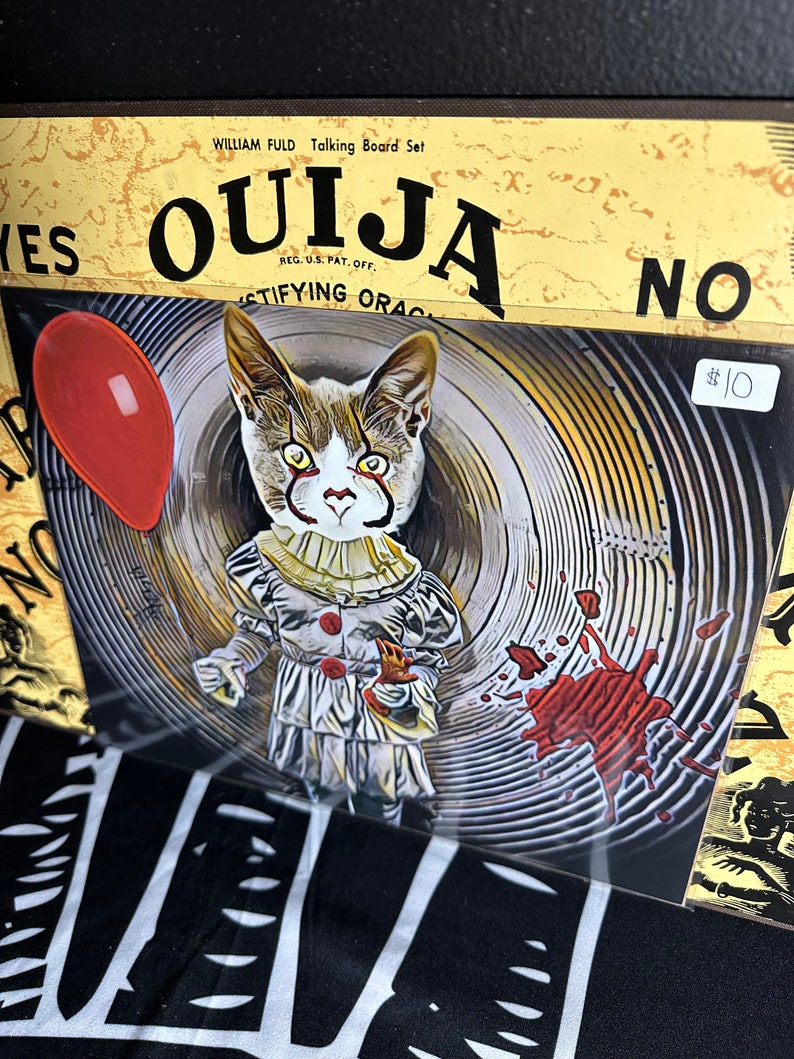 Horror Cats Digital Collage Art by Yvonne Glasgow Prints 8x10 - Etsy