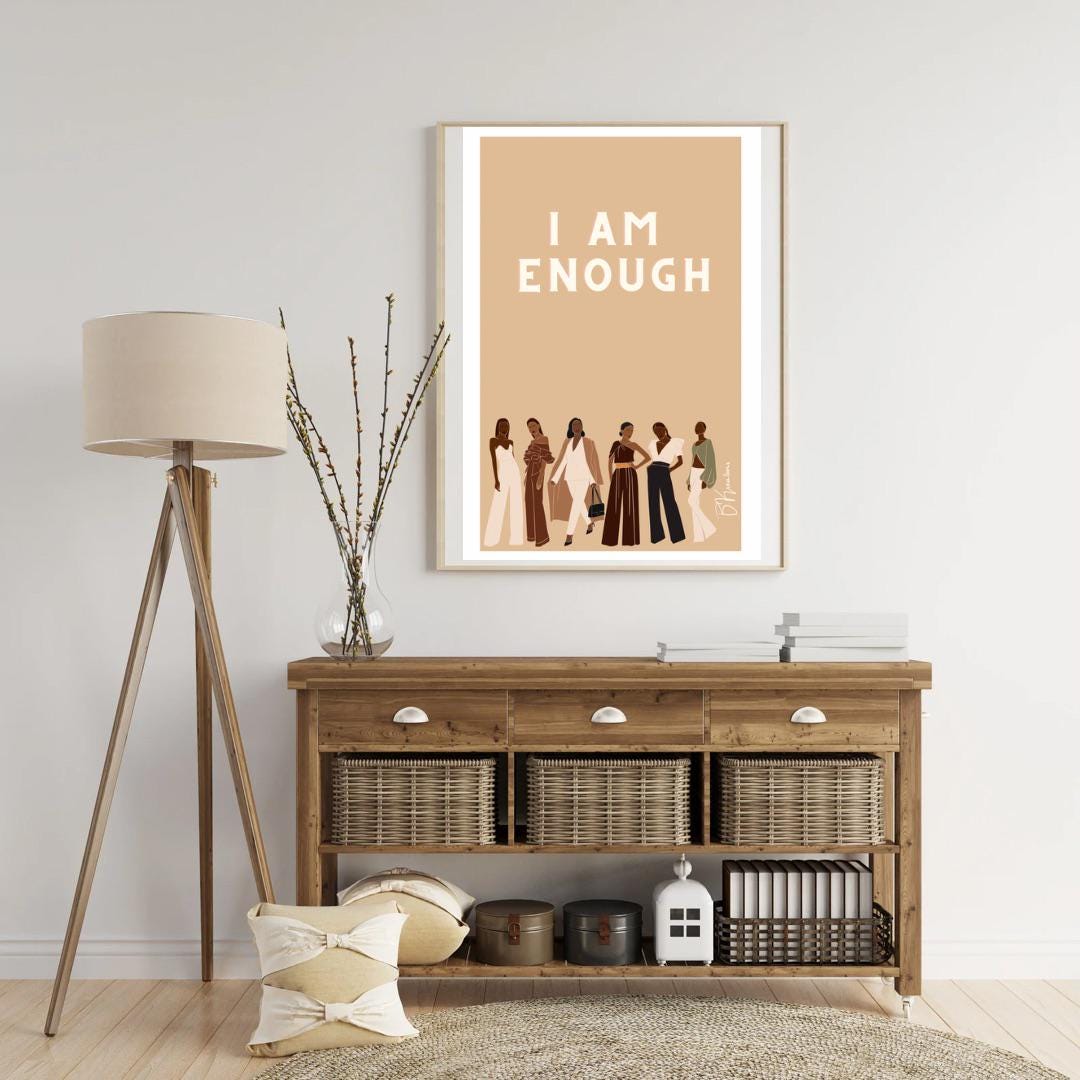 Black Art, Black Women Poster, Positive Affirmation Poster - Etsy