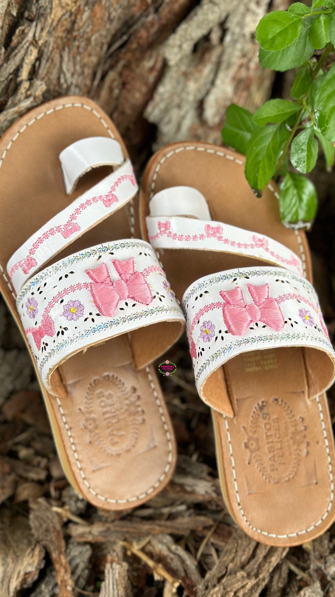 Coquette 3D White Toe Sandals - Etsy