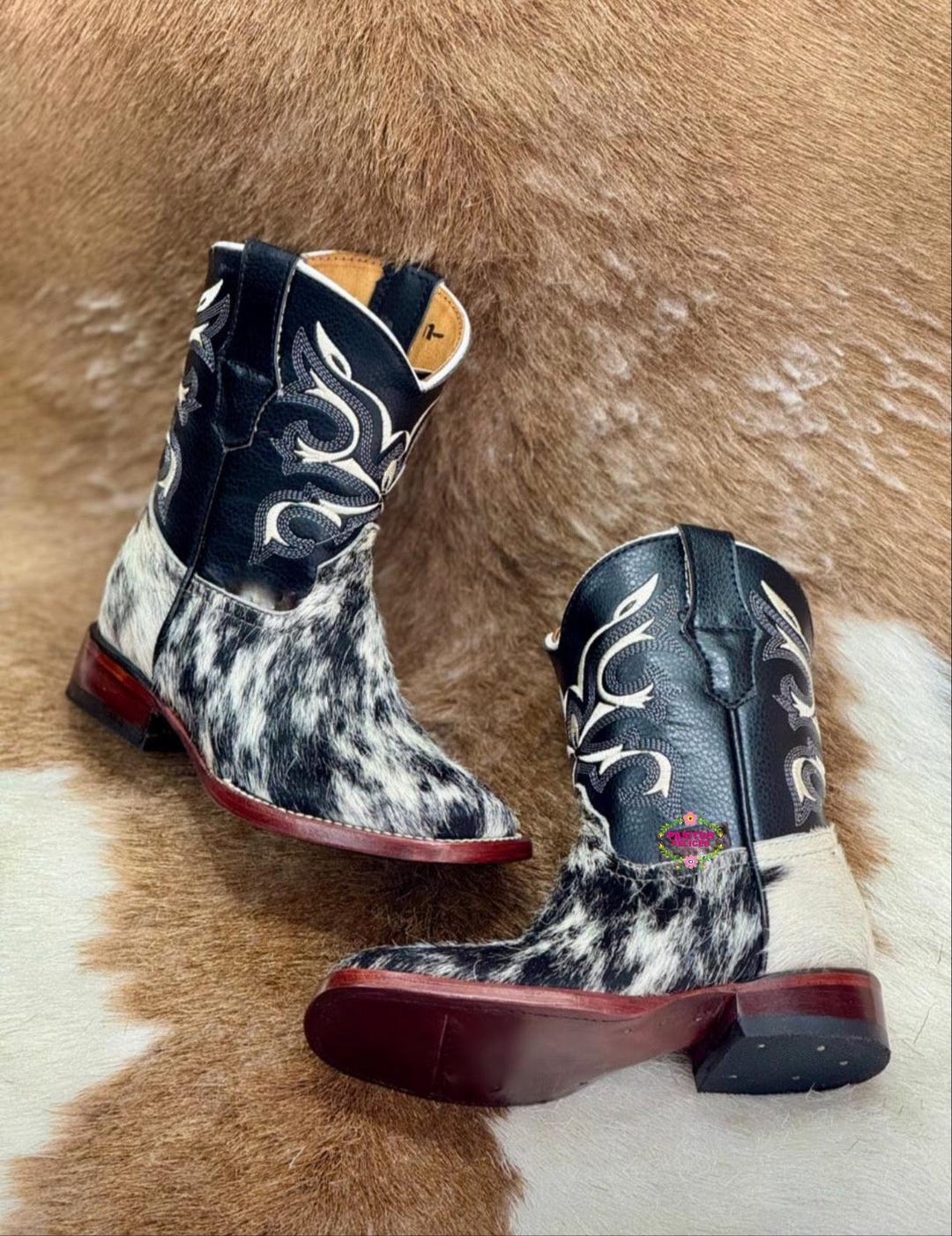 Cowhide Boots Preorder - Etsy