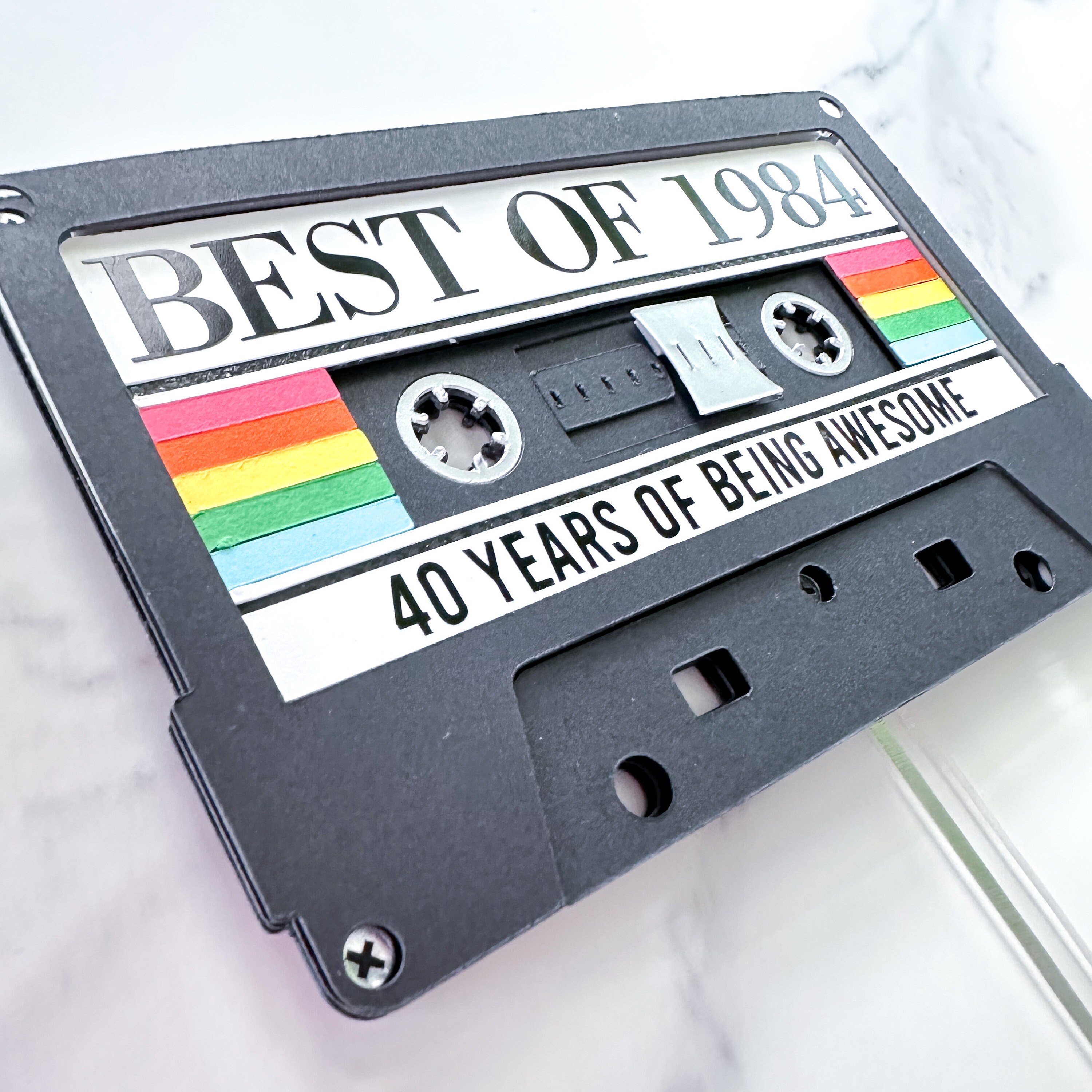 Cassette Tape Cake Topper Vintage Cake Topper Best of Cake Topper Party ...