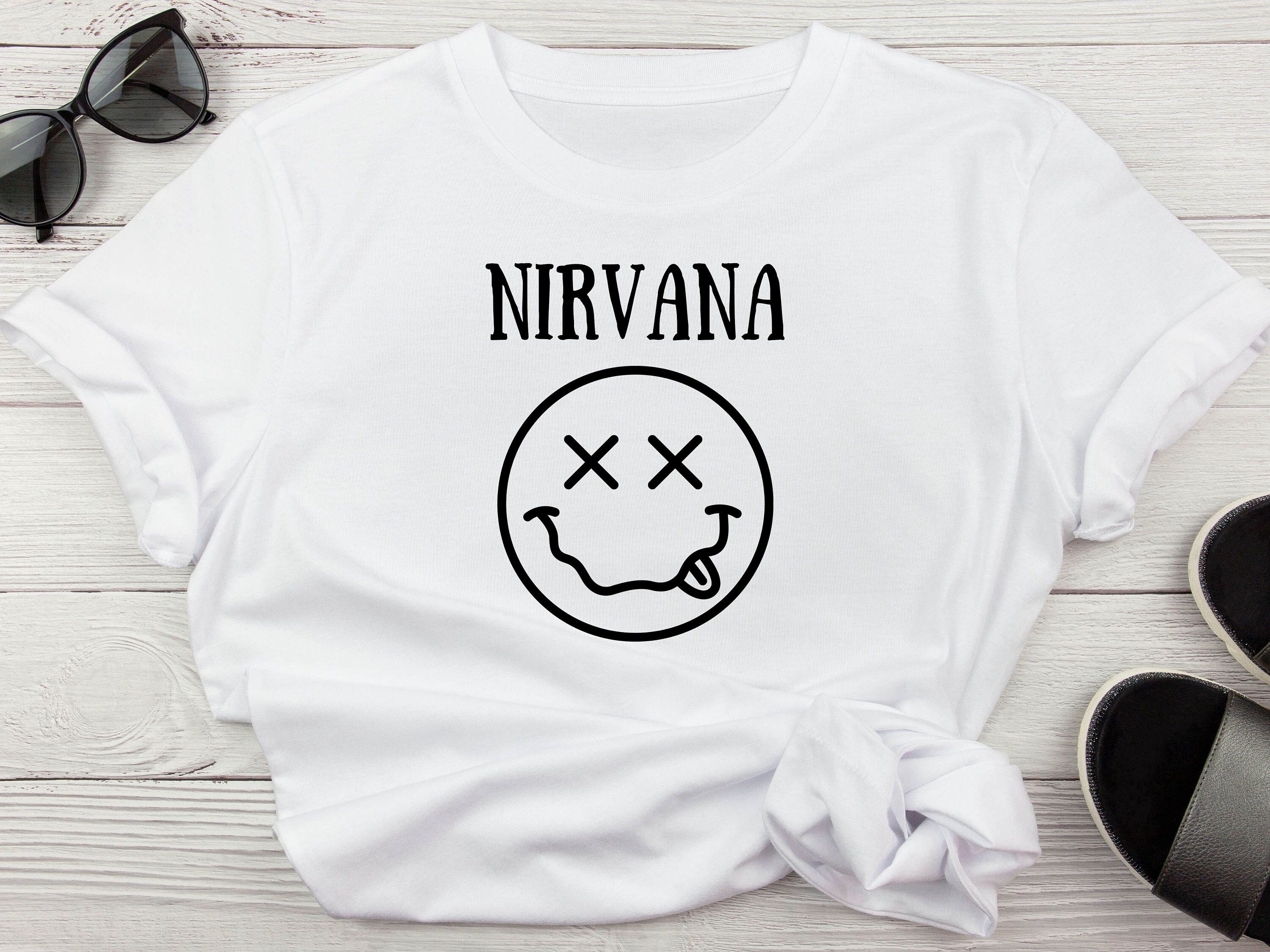 Nirvana Svg Png, Digital File, SVG, Nirvana PNG, JPG, Eps, Dfx, Cricut ...