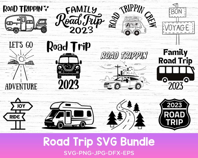 Road Trip Svg, Girls Trip Svg, Road Trip Png, Road Trippin Svg, Summer ...