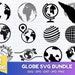 Globe Svg Bundle Globe Svg Earth Svg Snow Globe Svg World - Etsy