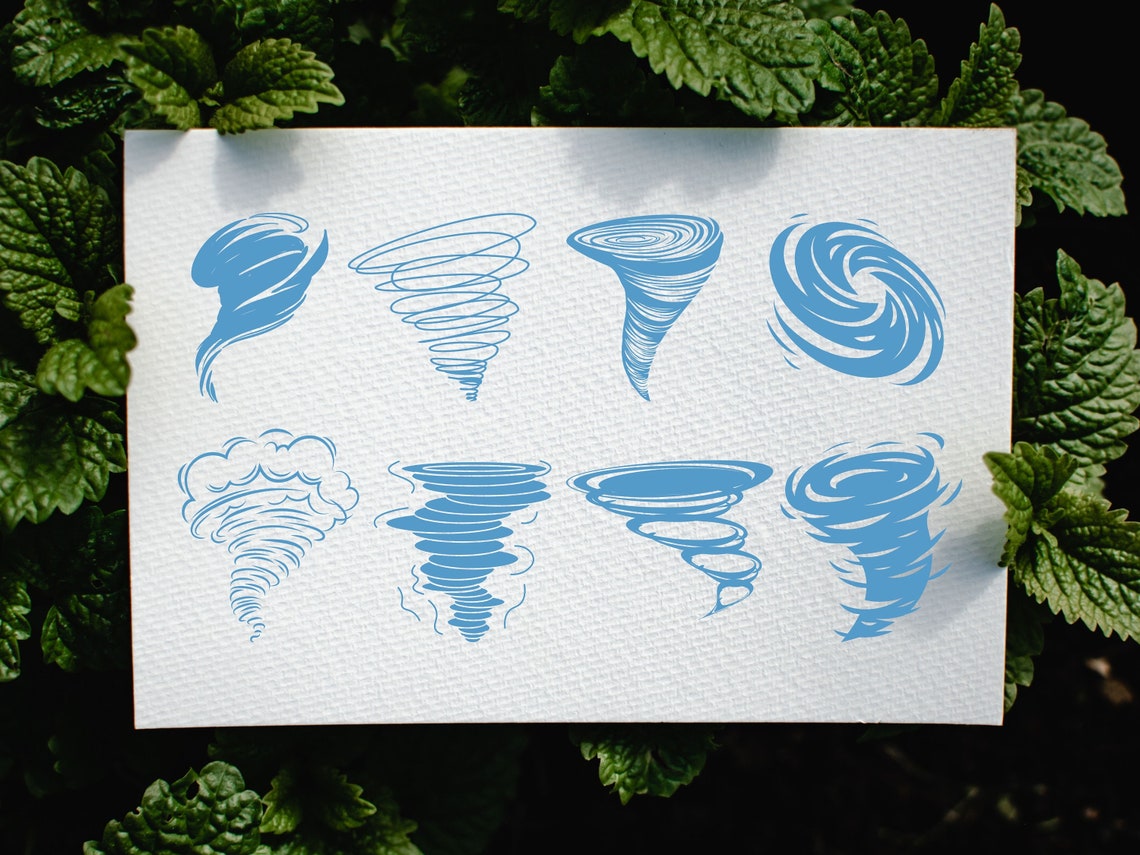 Tornado SVG Bundle, Tornado SVG, Tornado Silhouette, Tornado Commercial ...