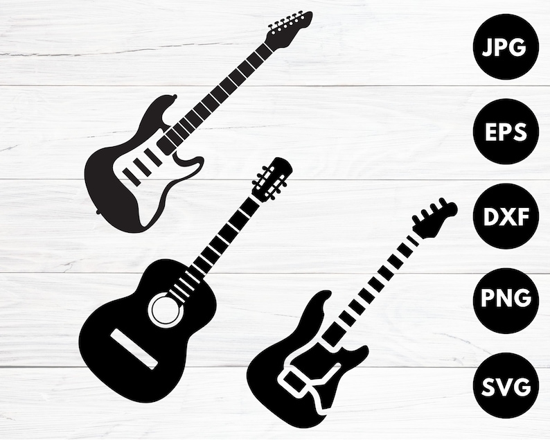 Guitar Svg Bundle, Guitar SVG, Guitar Note Svg, Music Svg Bundle ...