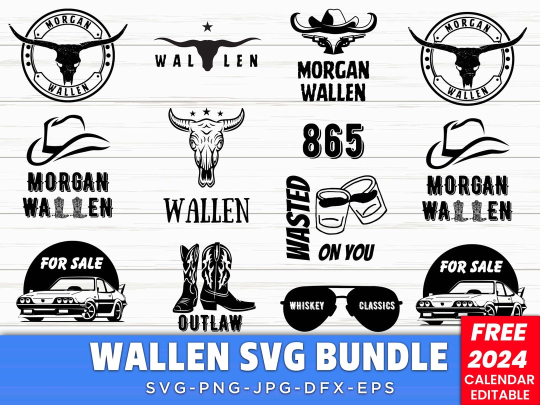 Morgan Wallen Svg, Morgan Wallen Clipart, Morgan Wallen Png, Country ...