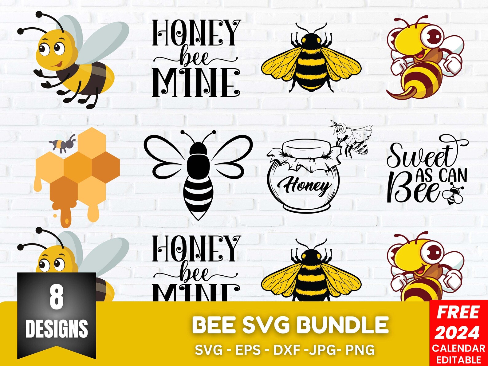 Bee Svg Bundle Bee Svg Bee Png File Honeybee SVG Queen Bee Svg Bee Hive ...