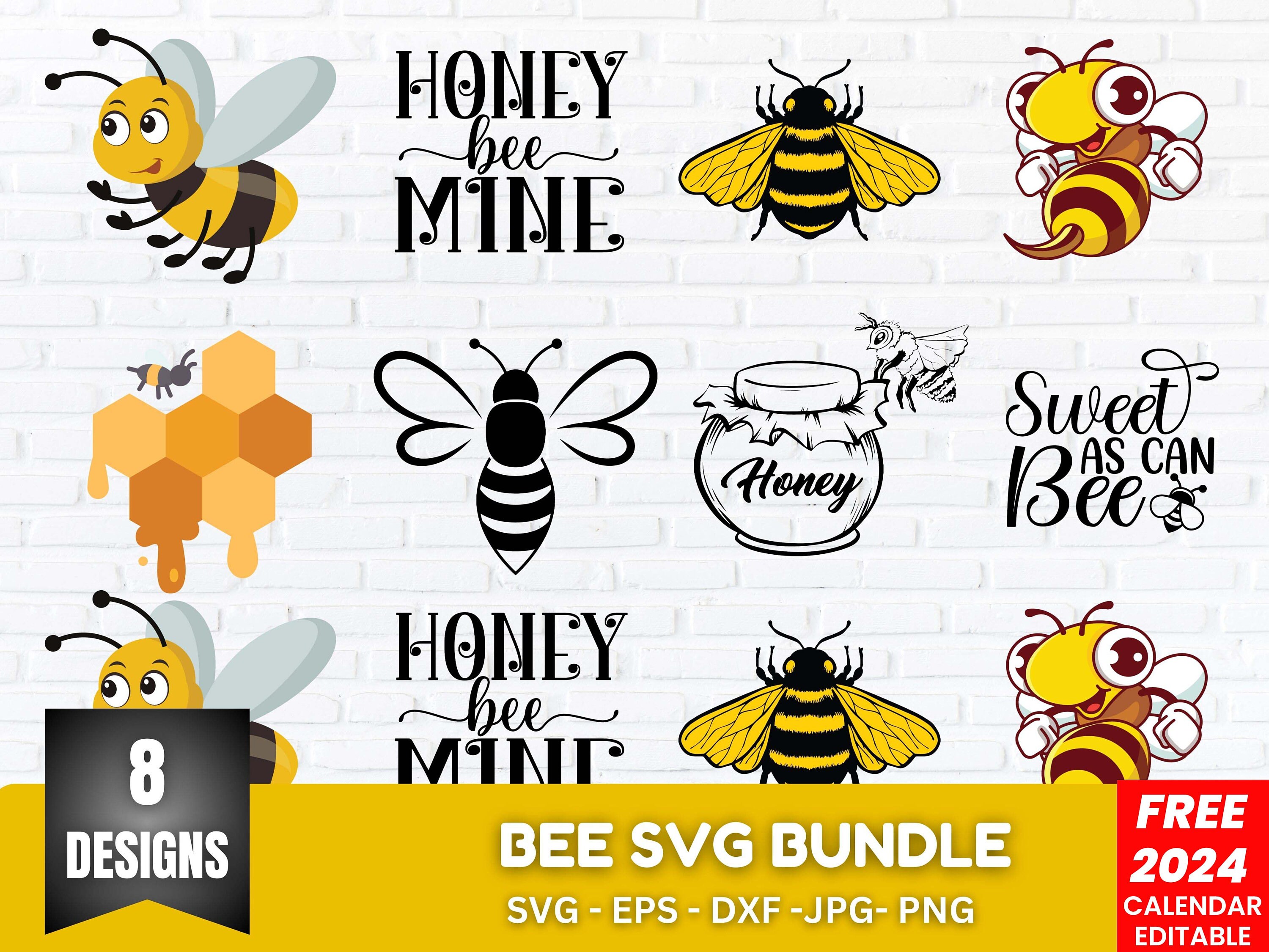 Bee Svg Bundle Bee Svg Bee Png File Honeybee SVG Queen Bee Svg Bee Hive ...