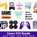 Gamer SVG Bundle, Gaming Illustrations, Video Game Characters, Gamer ...