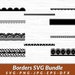 Border Svg Bundle, Border Svg,lace Border,seamless,pattern,border Svg ...