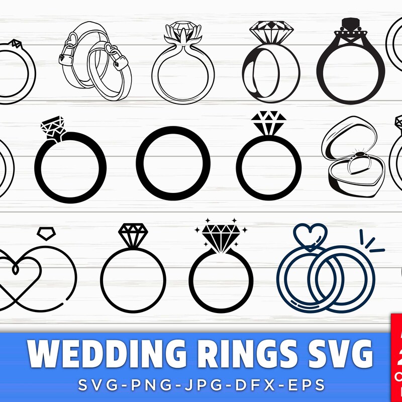 Diamond Ring Svg - Etsy