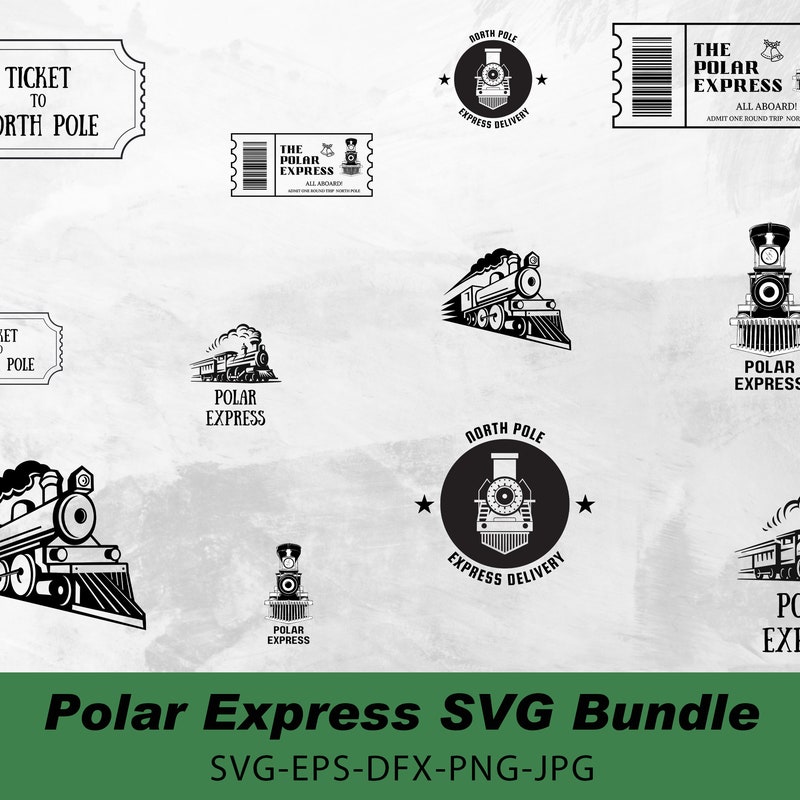 Polar Express Svg - Etsy