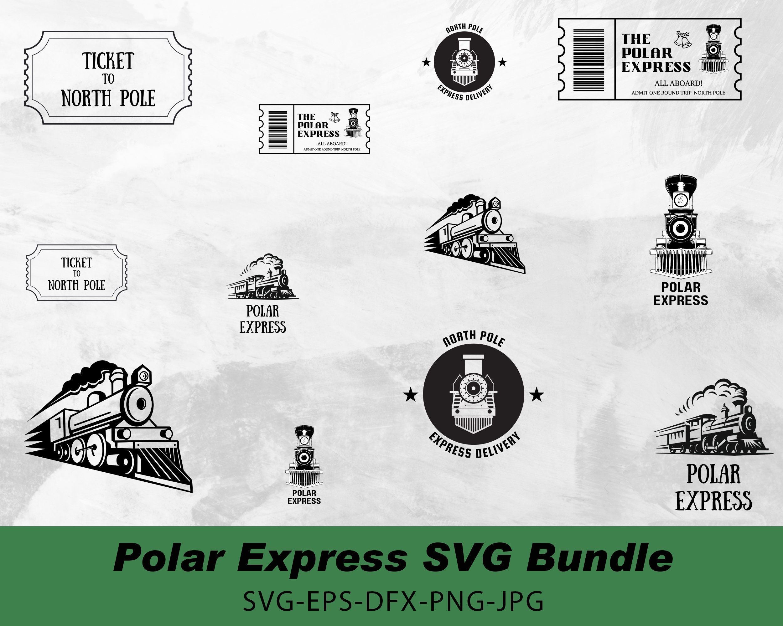 Polar Express Svg Bundle, Polar Express, North Pole Svg, Believe Svg ...