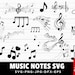Musical Notes Svg Bundle, Music Note Svg, Music Svg Bundle, Music Svg ...