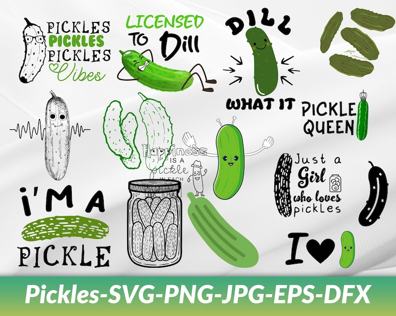 Pickles Svg Png, Pickles Png Bundle, Pickles Vector Clipart, Pickles ...