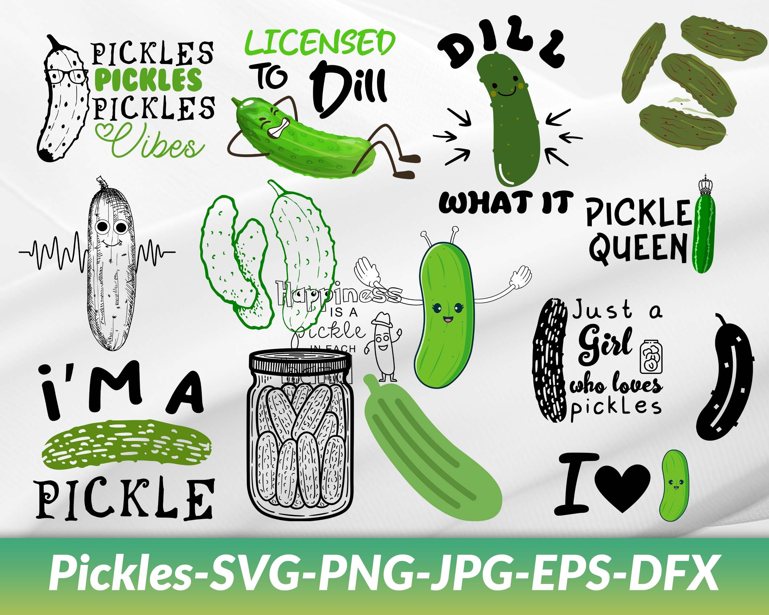 Pickles Svg Png, Pickles Png Bundle, Pickles Vector Clipart, Pickles ...