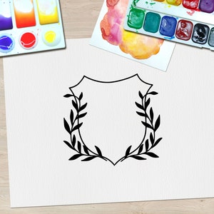 Shield Svg BUNDLE, Flowery Shield SVG, Shield PNG, Shield Clipart ...