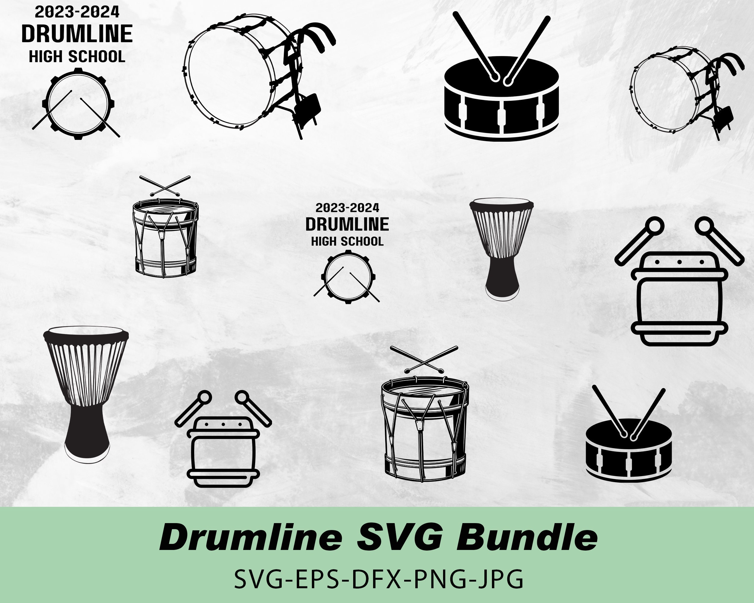 Drumline SVG Bundle, Band Tshirt Svg, Marching Band Png, Band Mom Svg ...