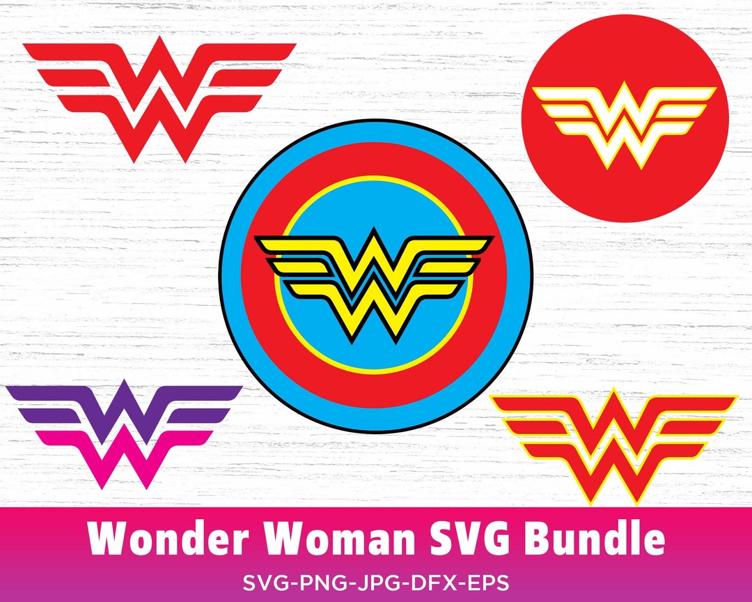 WONDER WOMAN Logo, Wonder Woman Svg Bundle, Wonder Woman Inspiration ...