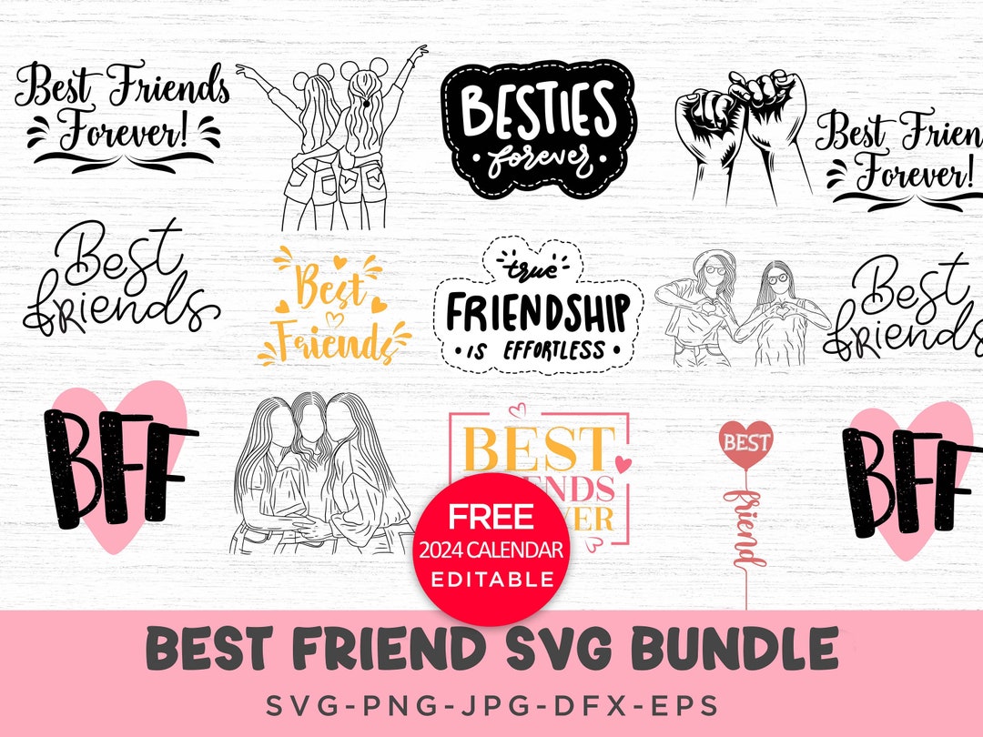 Beste Freunde SVG Bundle, Freundschaft SVG, Freundschaft Zitate svg ...