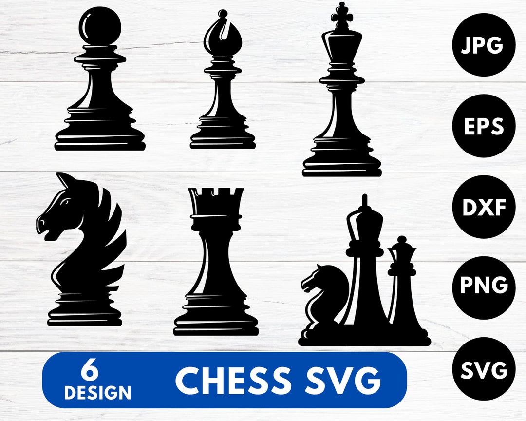 Chess SVG Bundle , Chess PNG Bundle, Chess Game Svg, Chess Figures Svg ...