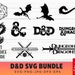 Dnd Svg Bundle, Dnd Png Bundle, Dnd Dxf Bundle, Dnd Silhouette Designs ...