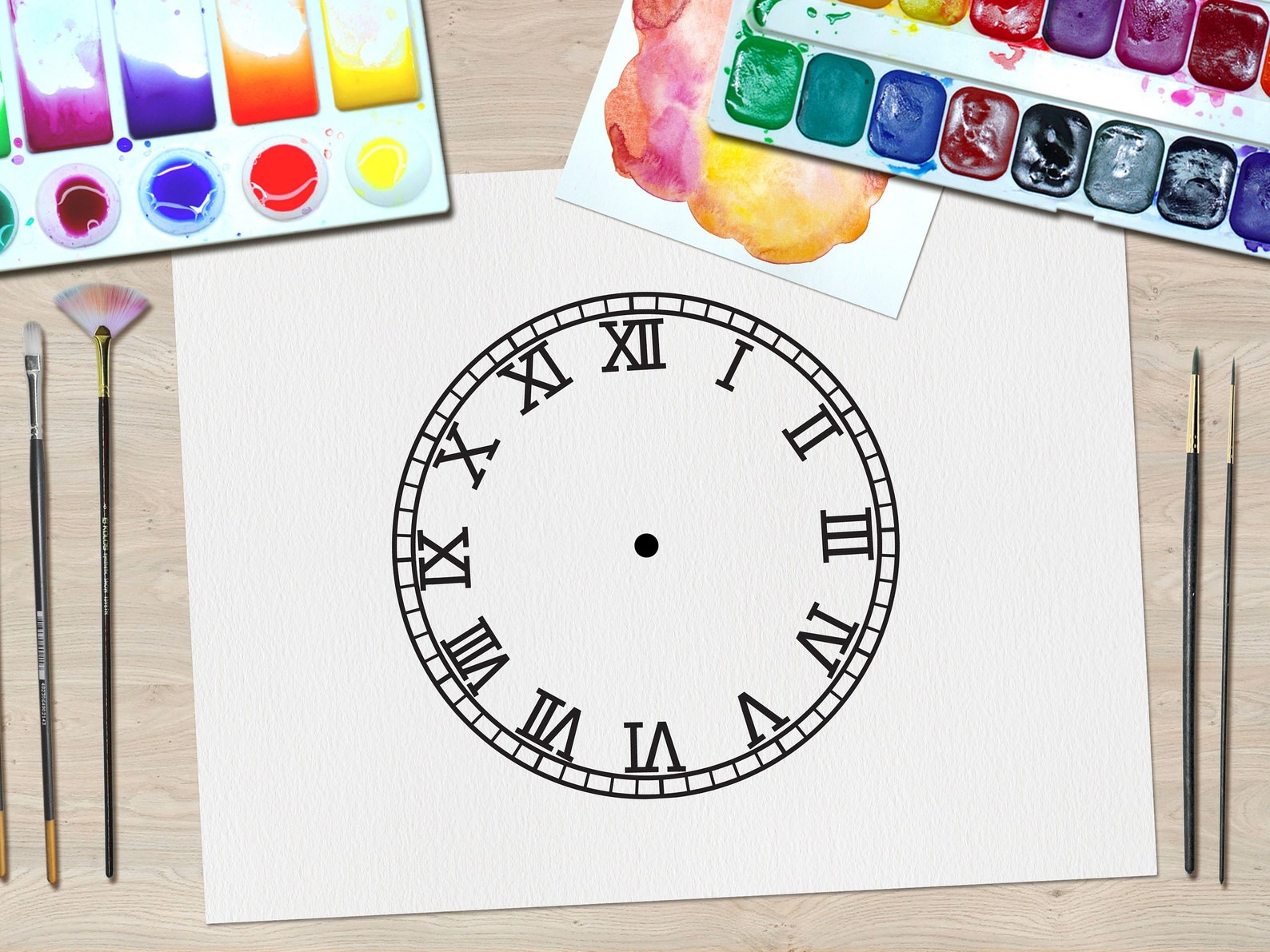 Clock Face SVG Bundle, Clock Svg, Clock Face Clipart Bundle Cut Files ...