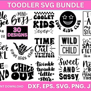 Toddler SVG Bundle, Cute Toddler Svg, Toddler Boy Svg, Toddler Girl Svg ...