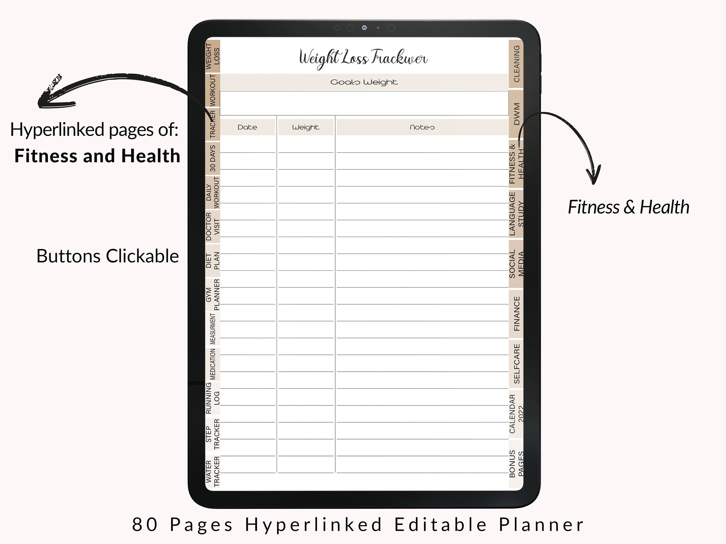 ADHD Digital Planner, ADHD Planner,2023 2024 Adhd Digital Planner for ...