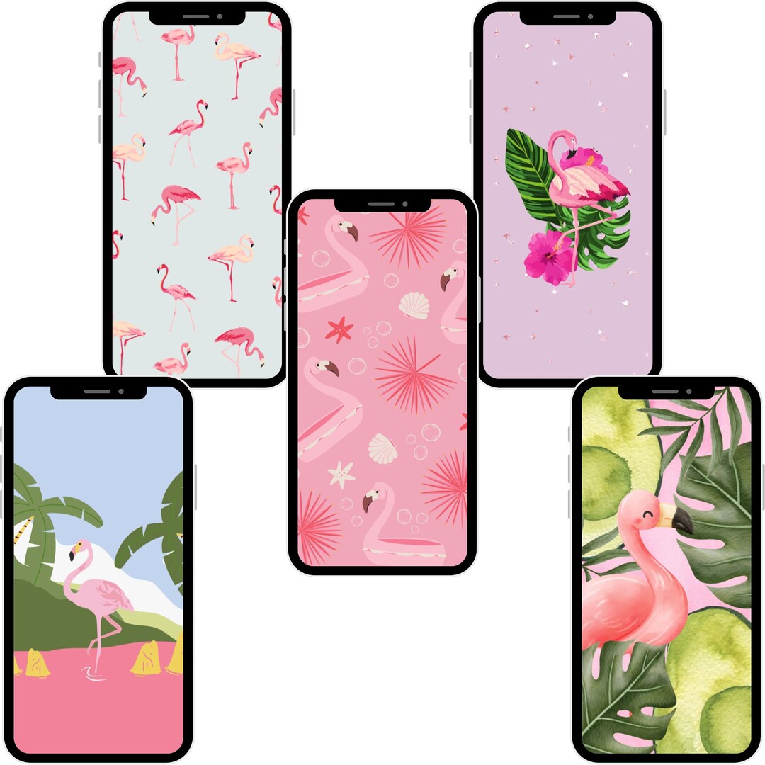Pink Flamingo Phone Wallpaper Flamingo Phone Background Cute Phone ...