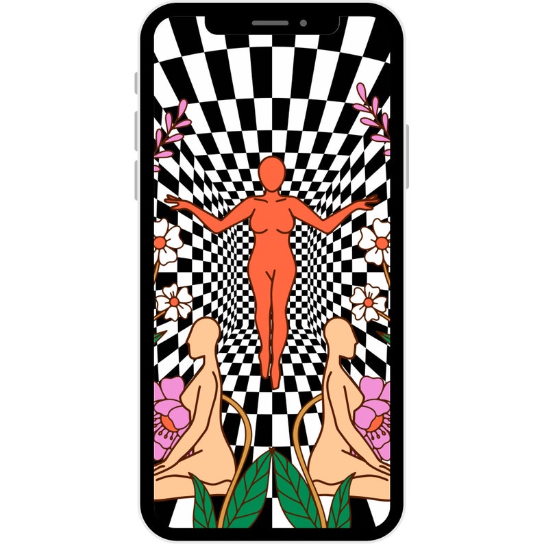 Psychedelic Vibes: Acid Trip Groovy Phone Wallpaper for Ultimate Retro ...