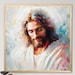 Savior in Color- Jesus Art, Christ Original Portrait, Colorful Art ...